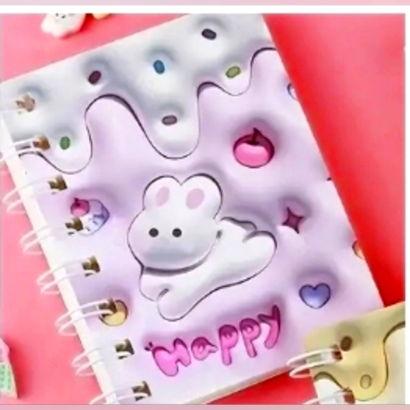 SHEIN | Other | Kawaii Puffy Notebook | Poshmark